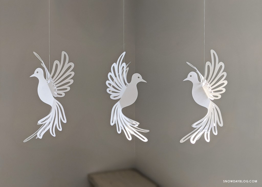 Hanging Dove » SVG Designs For a Magical Woodland