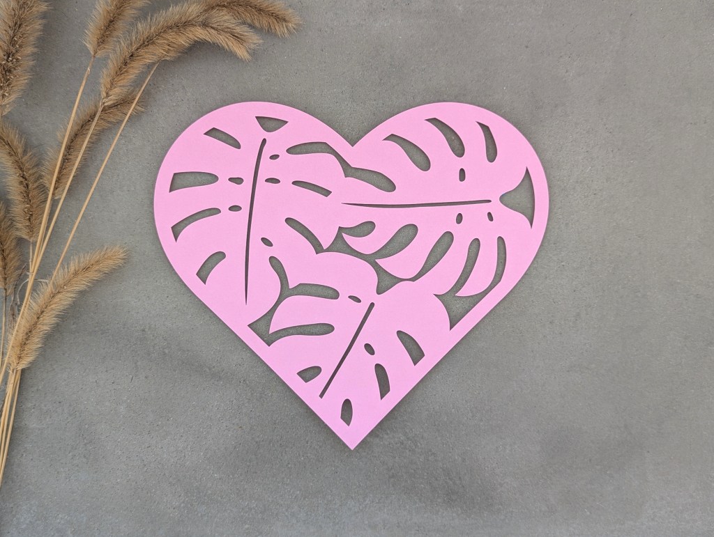 Monstera Heart SVG